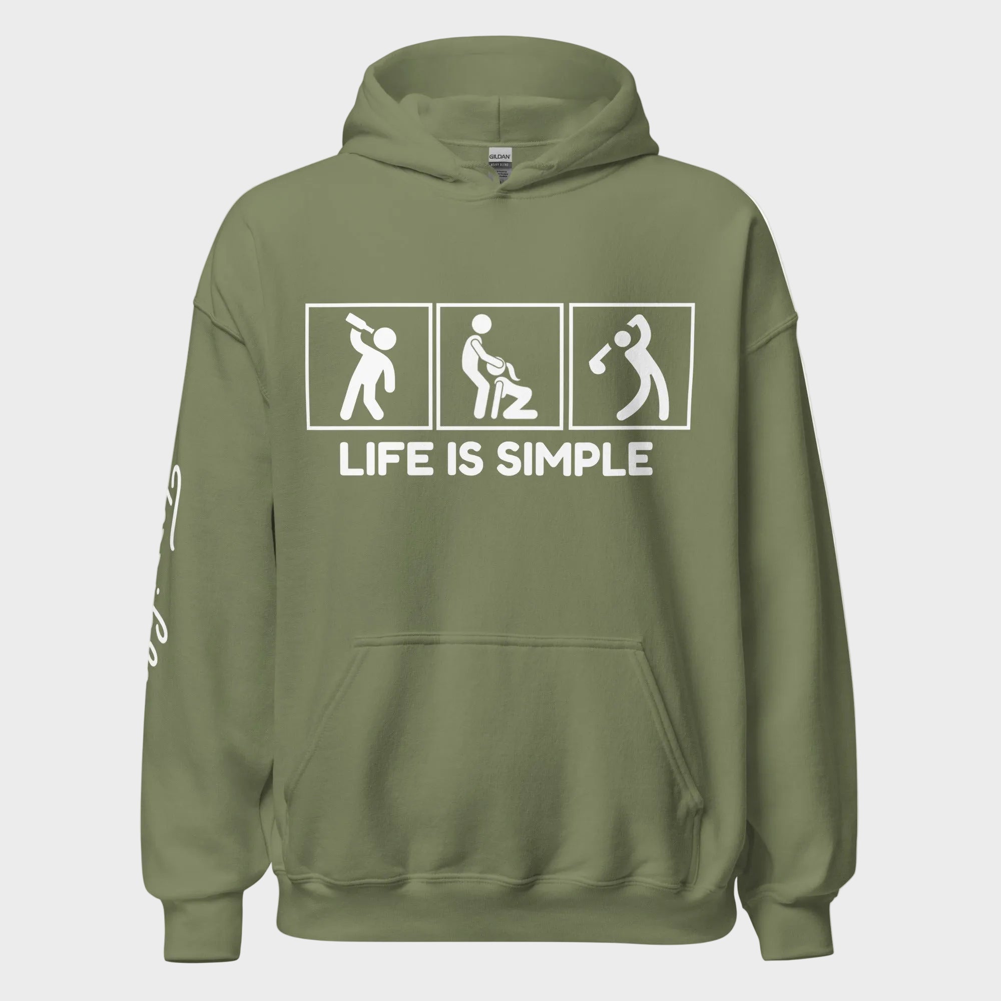 Life Is Simple Hoodie – Terrible At Golf